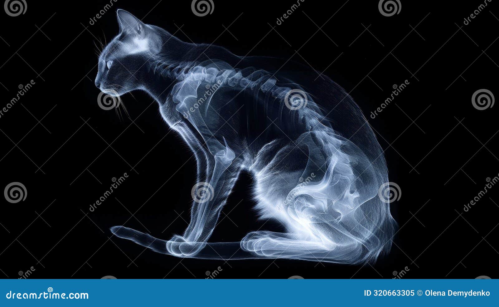 Enigmatic Feline A Cats Nightly Meditation In The Shadows Generative Ai Stock Image Image Of