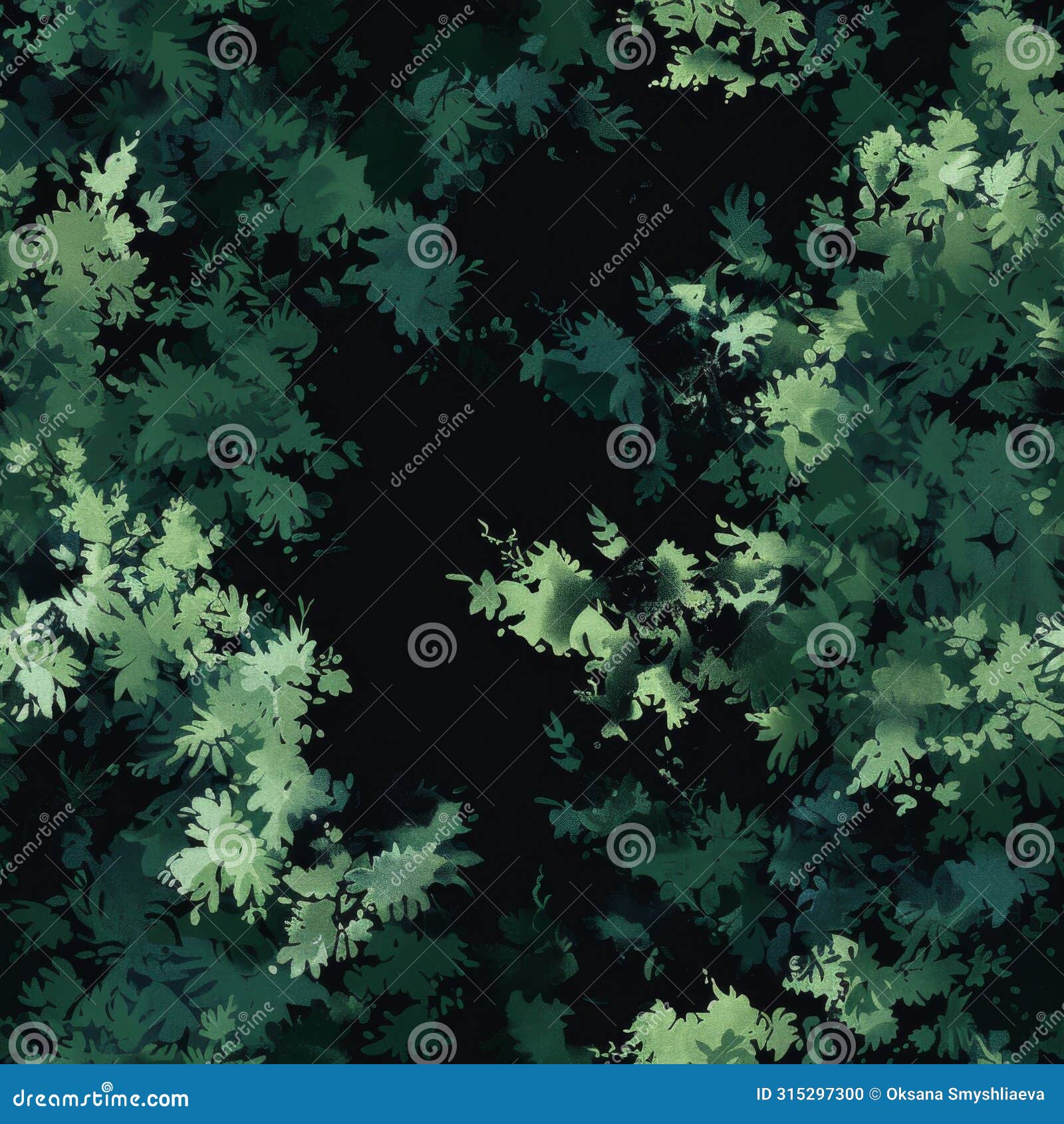 Enigmatic Forest Canopy - Dark Green Foliage Texture Background Stock ...