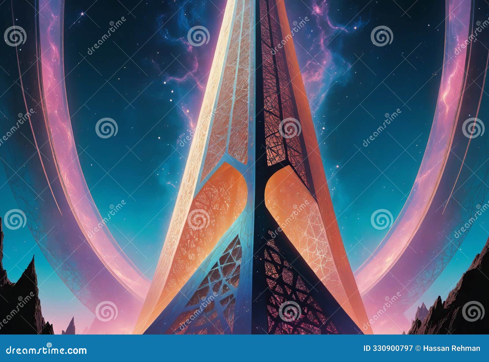 An Enigmatic, Towering Structure Known As the Celestial Spire Stock ...