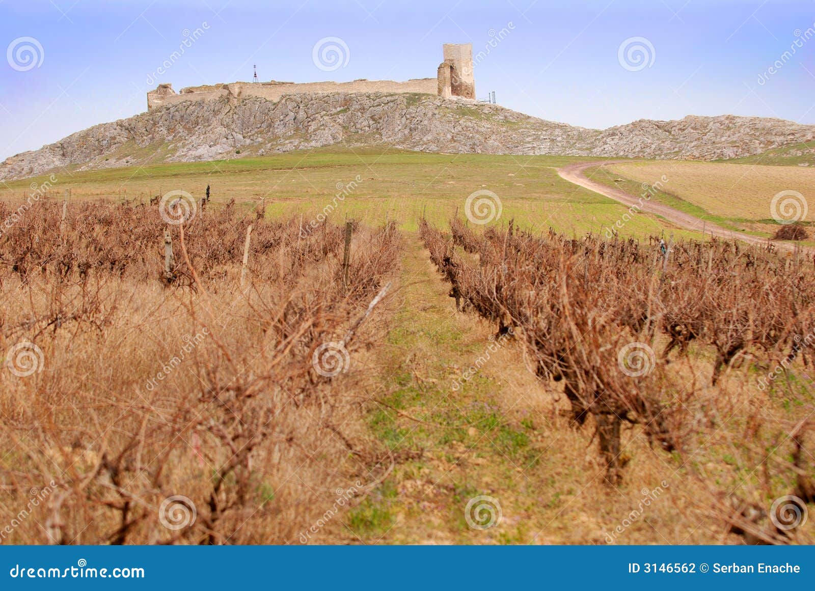 Enisala Fortress By Night, Starry Sky, Visible Milky Way Galaxy, Clear ...