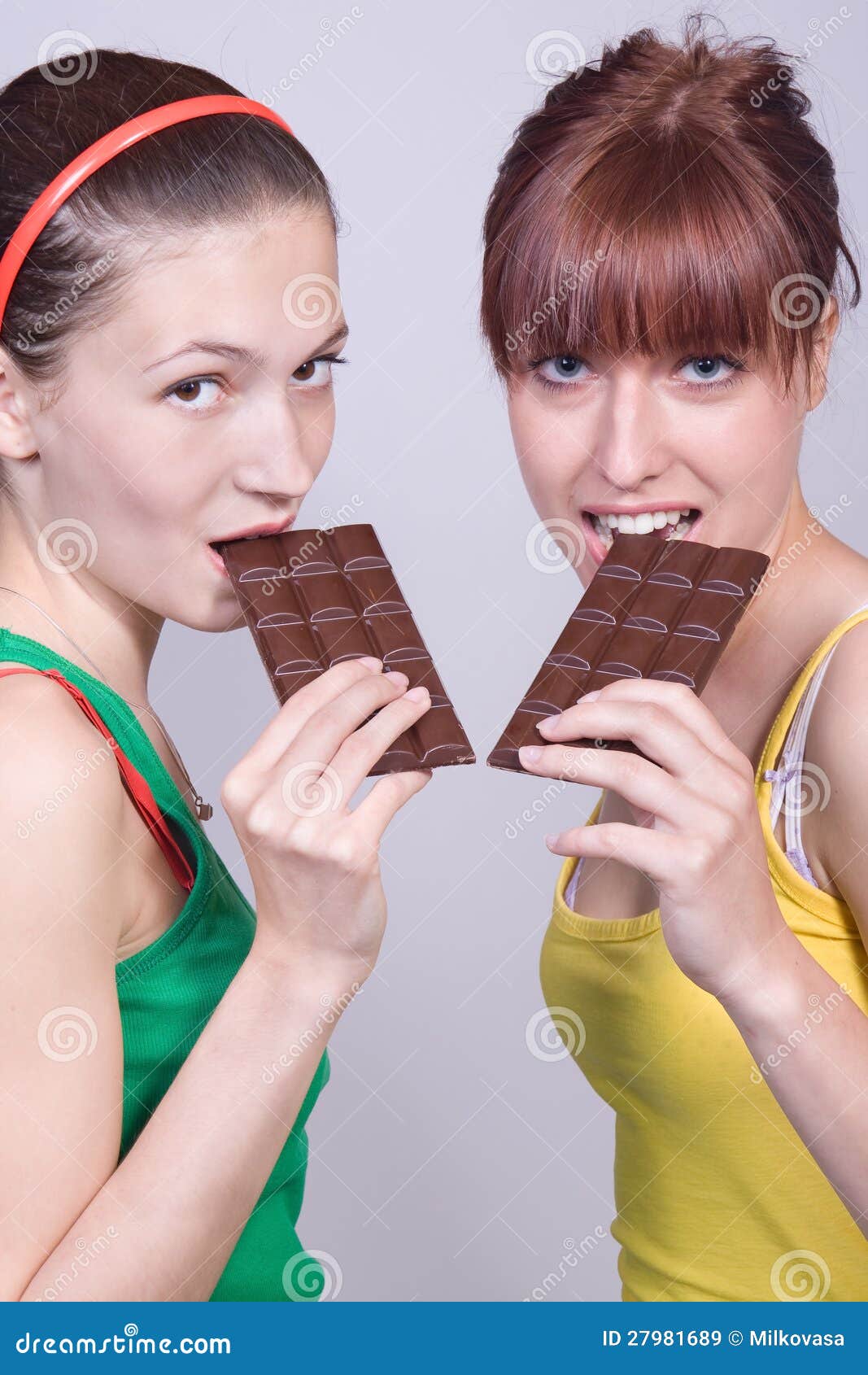 Enjoy stock image. Image of beauty, eating, happy, look - 27981689