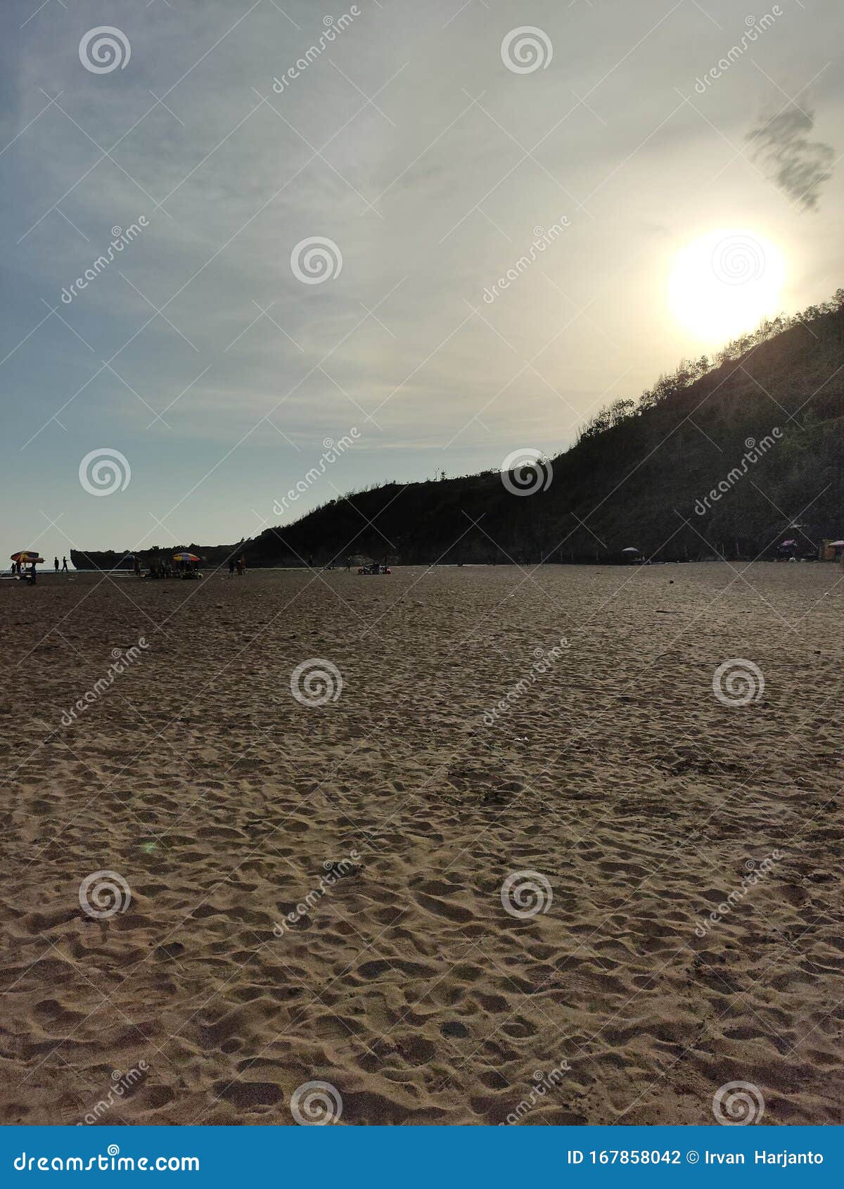 Enjoy the Beautiful Sunset on the Beach Stock Photo - Image of water ...