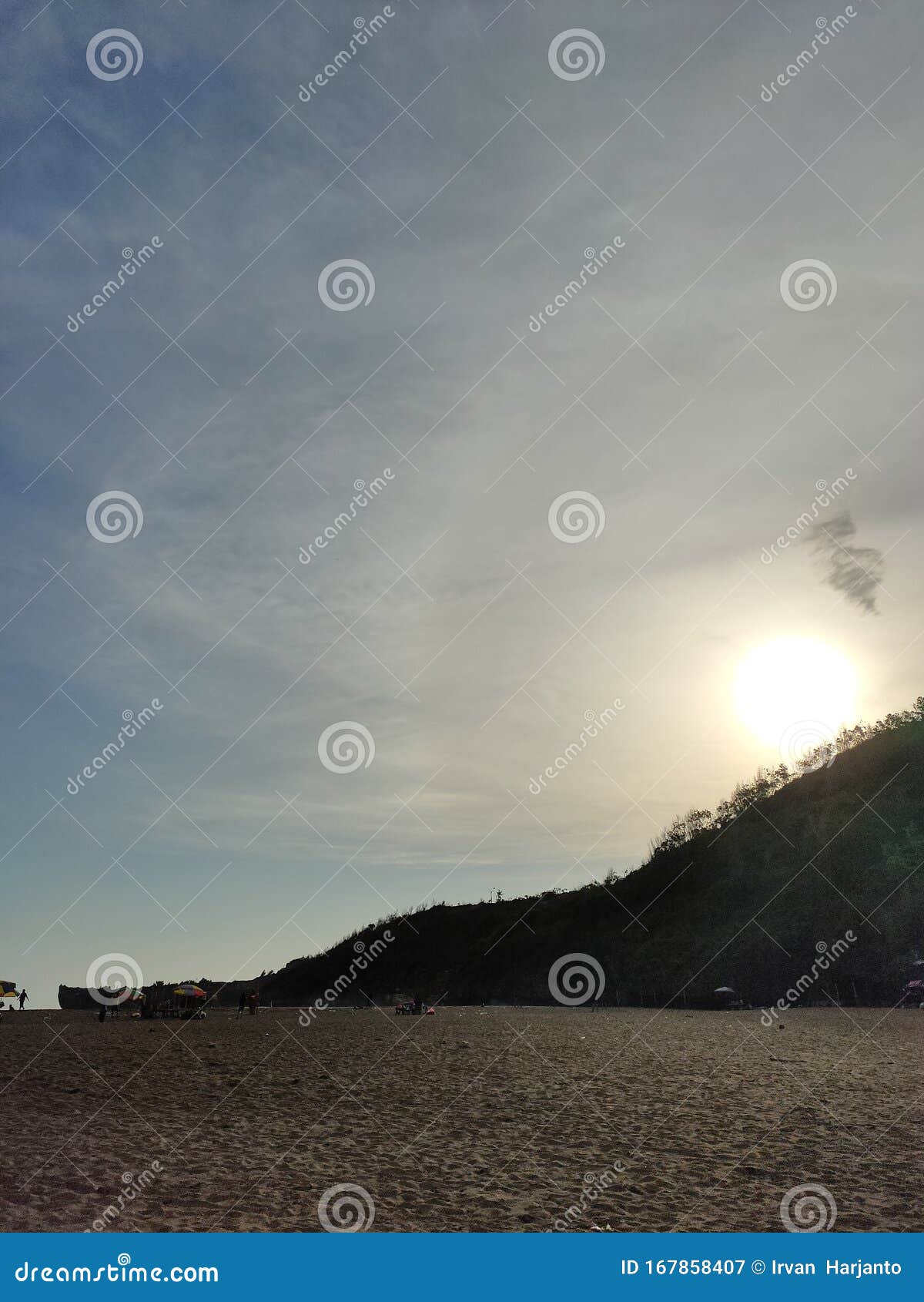 Enjoy the Beautiful Sunset on the Beach Stock Image - Image of horizon ...