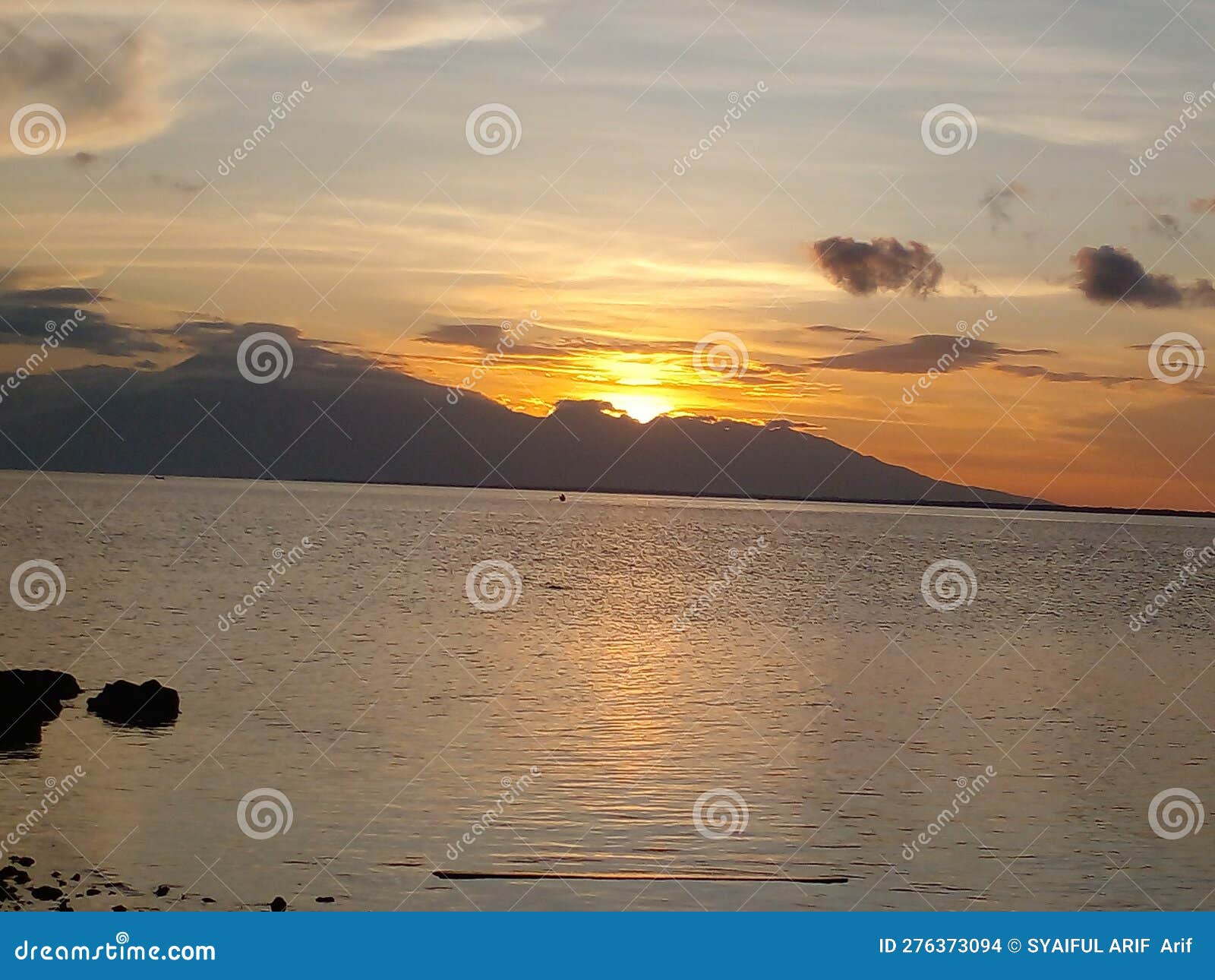 Enjoy the Beauty of the Sun Has Set. Stock Photo - Image of enjoy ...