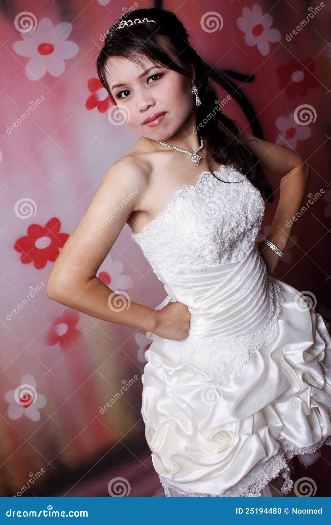 She is enjoy bride stock photo. Image of hold, perm, holding - 25194480