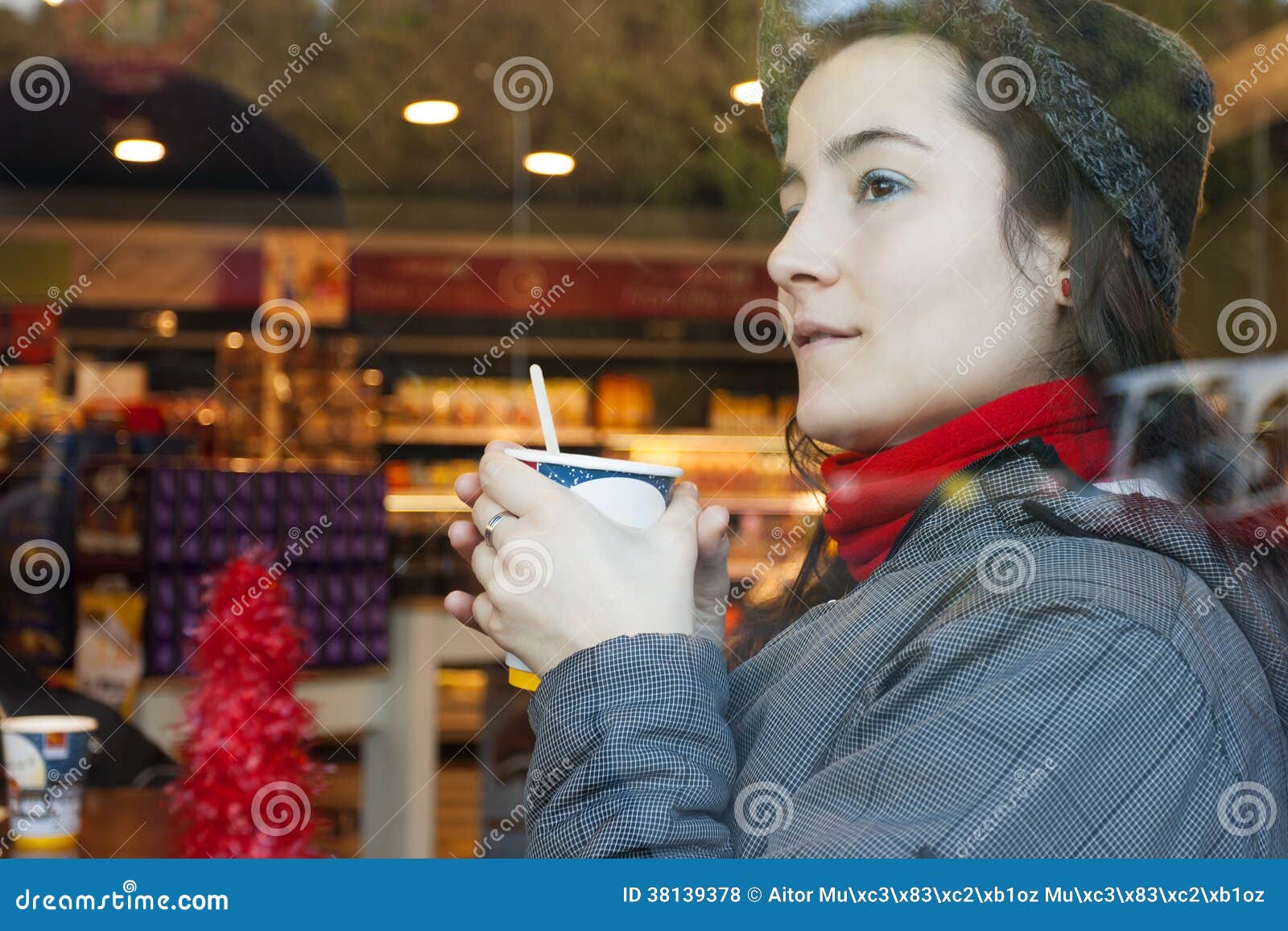 Enjoy a Coffee stock photo. Image of casual, happiness - 38139378