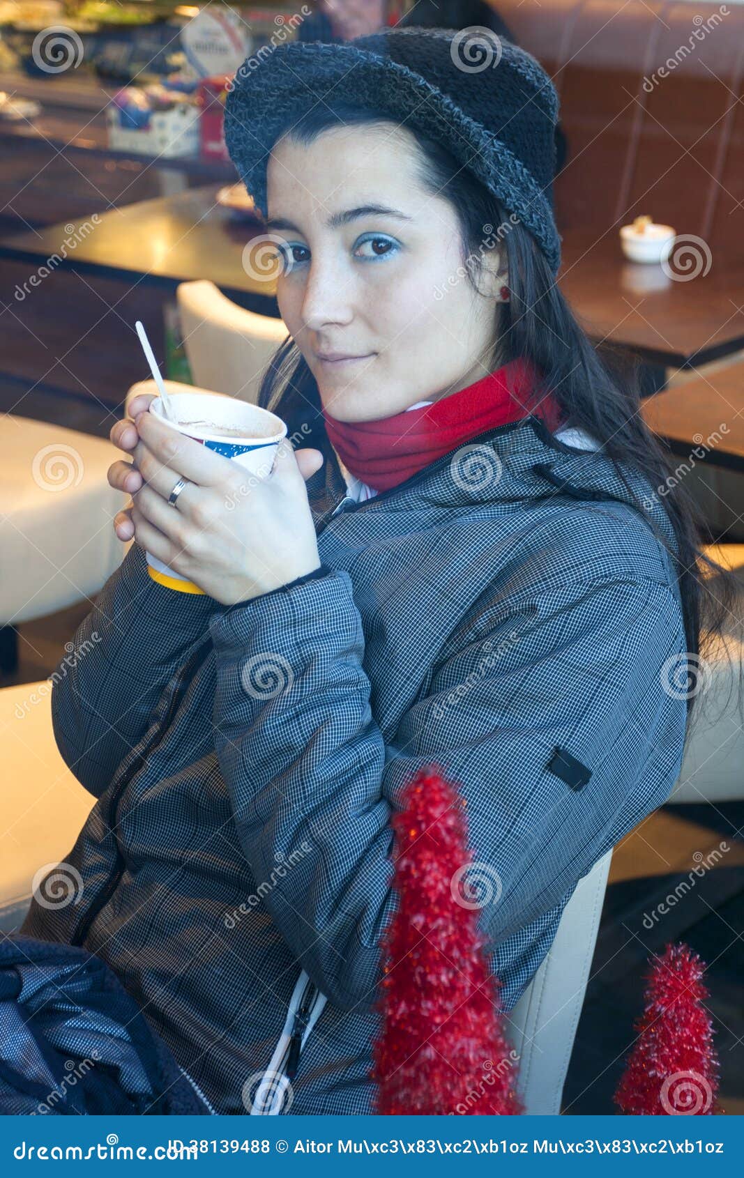 Enjoy a Coffee stock photo. Image of dreaming, glass - 38139488