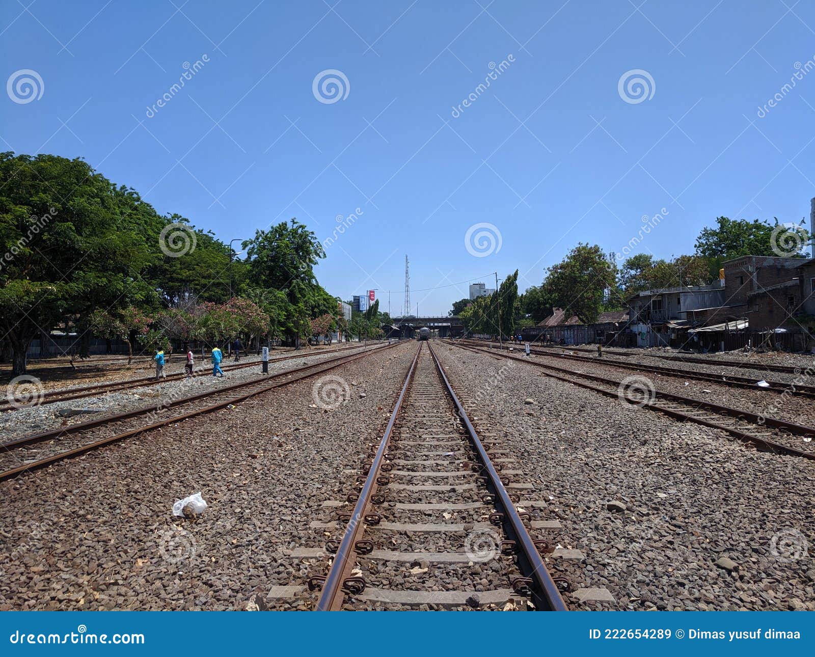 Enjoy the Day on the Train Tracks Good Editorial Stock Image - Image of ...