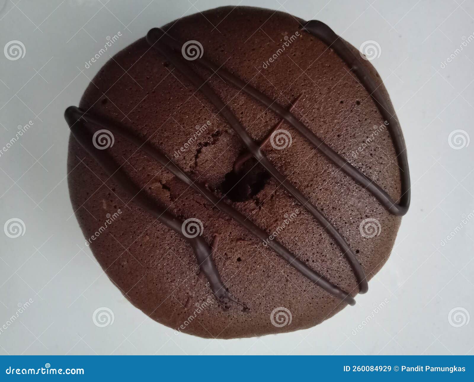Coco Pie with Its Solid Chocolate Stock Image - Image of solid, cake ...