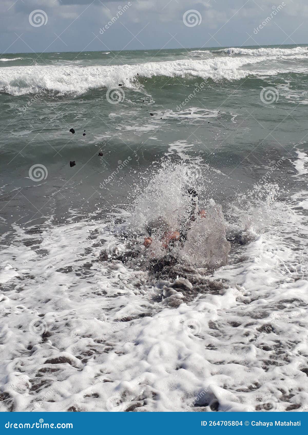 Enjoy the Fresh Air on the Beach in the Afternoon Stock Photo - Image ...