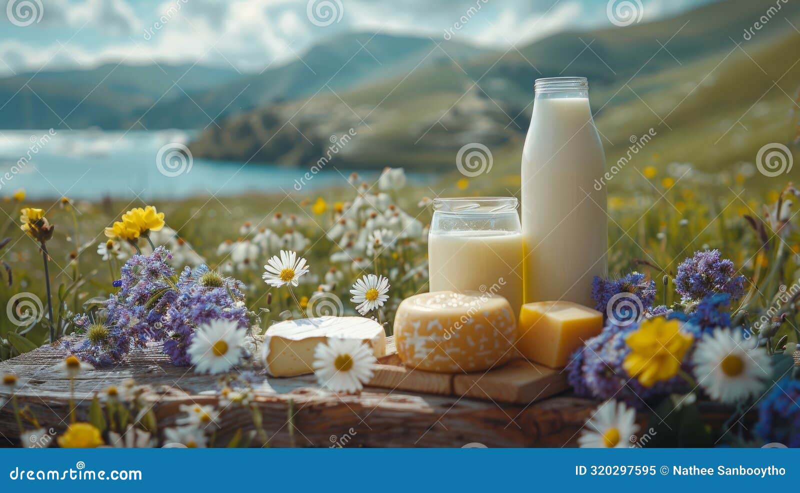 Enjoy the Fresh Taste of Our Dairy Products Stock Illustration ...