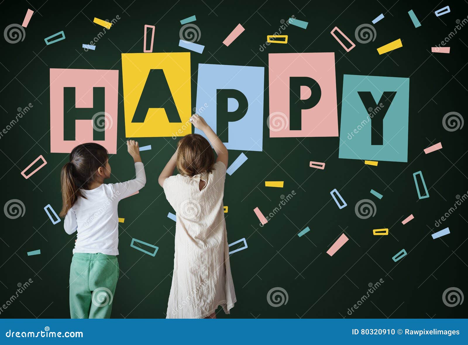 Enjoy Happy Imagination Kids Concept Stock Photo - Image of education ...
