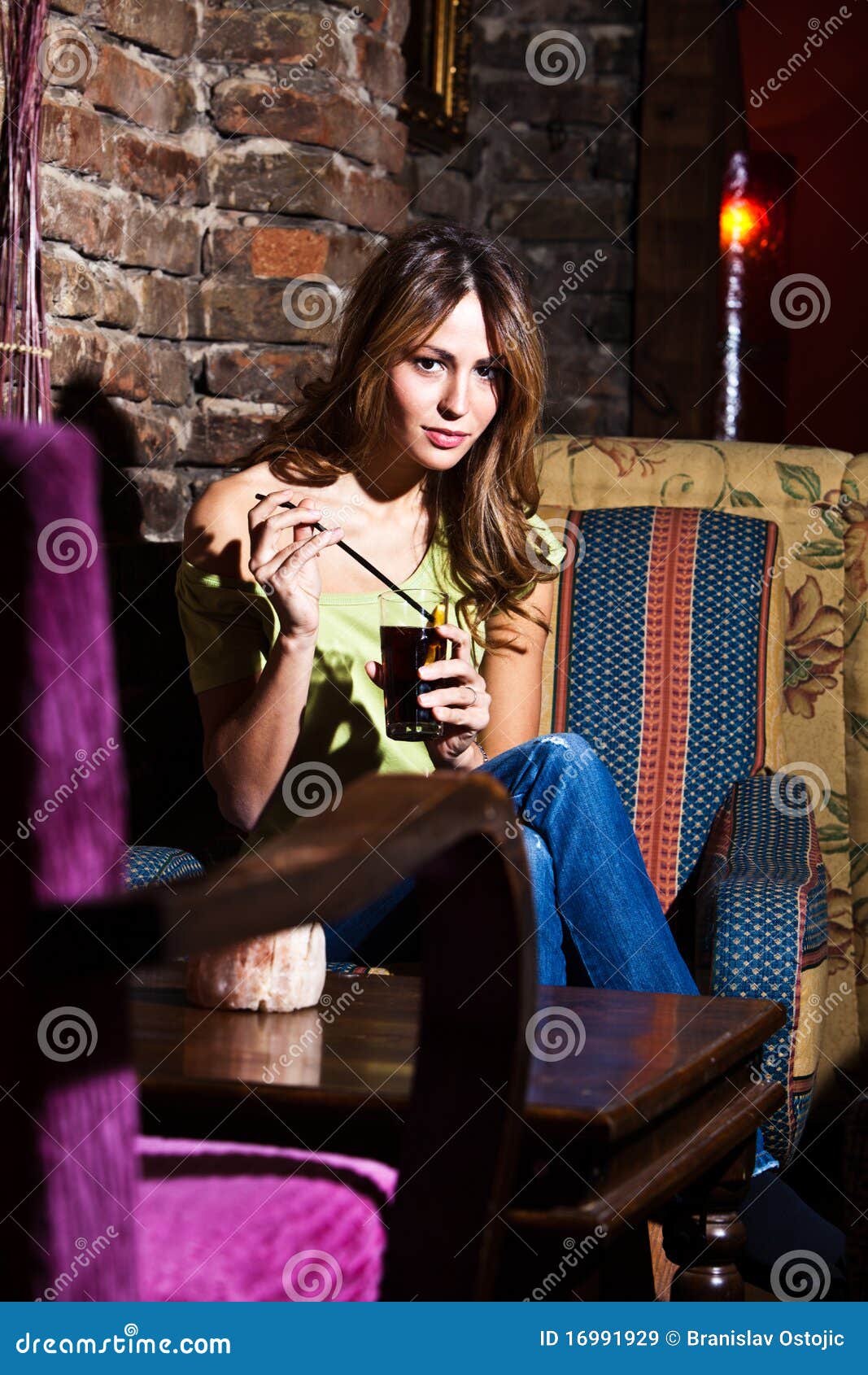 Enjoy at home stock image. Image of happy, woman, home - 16991929