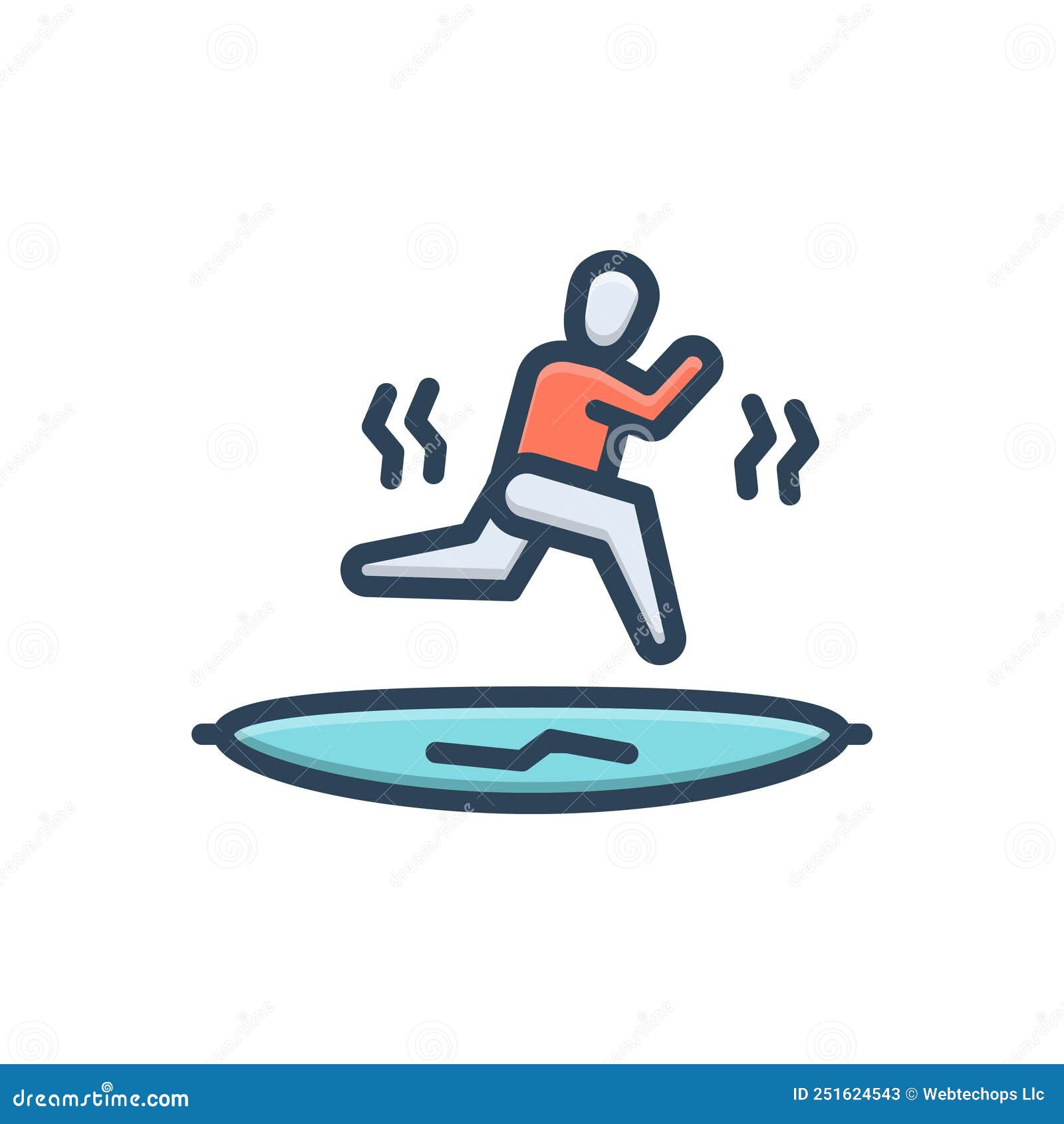 Color Illustration Icon for Enjoy, Happy and Fun Stock Illustration ...