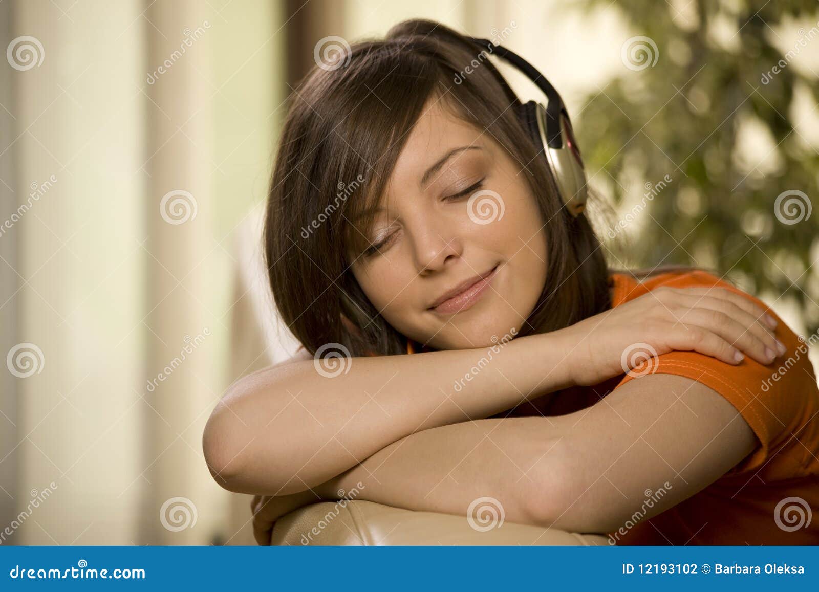 Enjoy the music stock photo. Image of happiness, music - 12193102