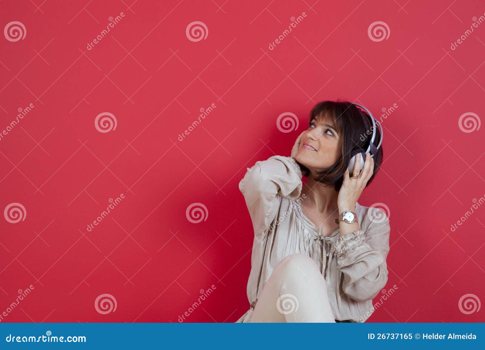 Enjoy music at home stock image. Image of lifestyle, home - 26737165
