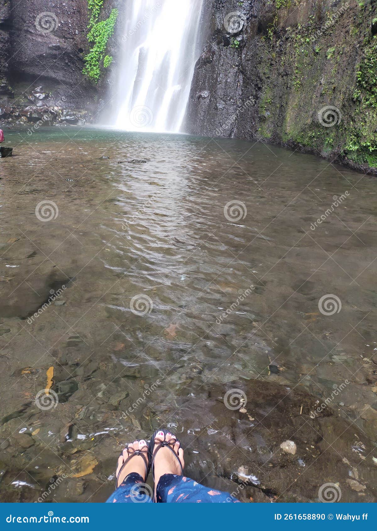 Enjoy the Natural Beauty of Clean Waterfalls Stock Photo - Image of ...
