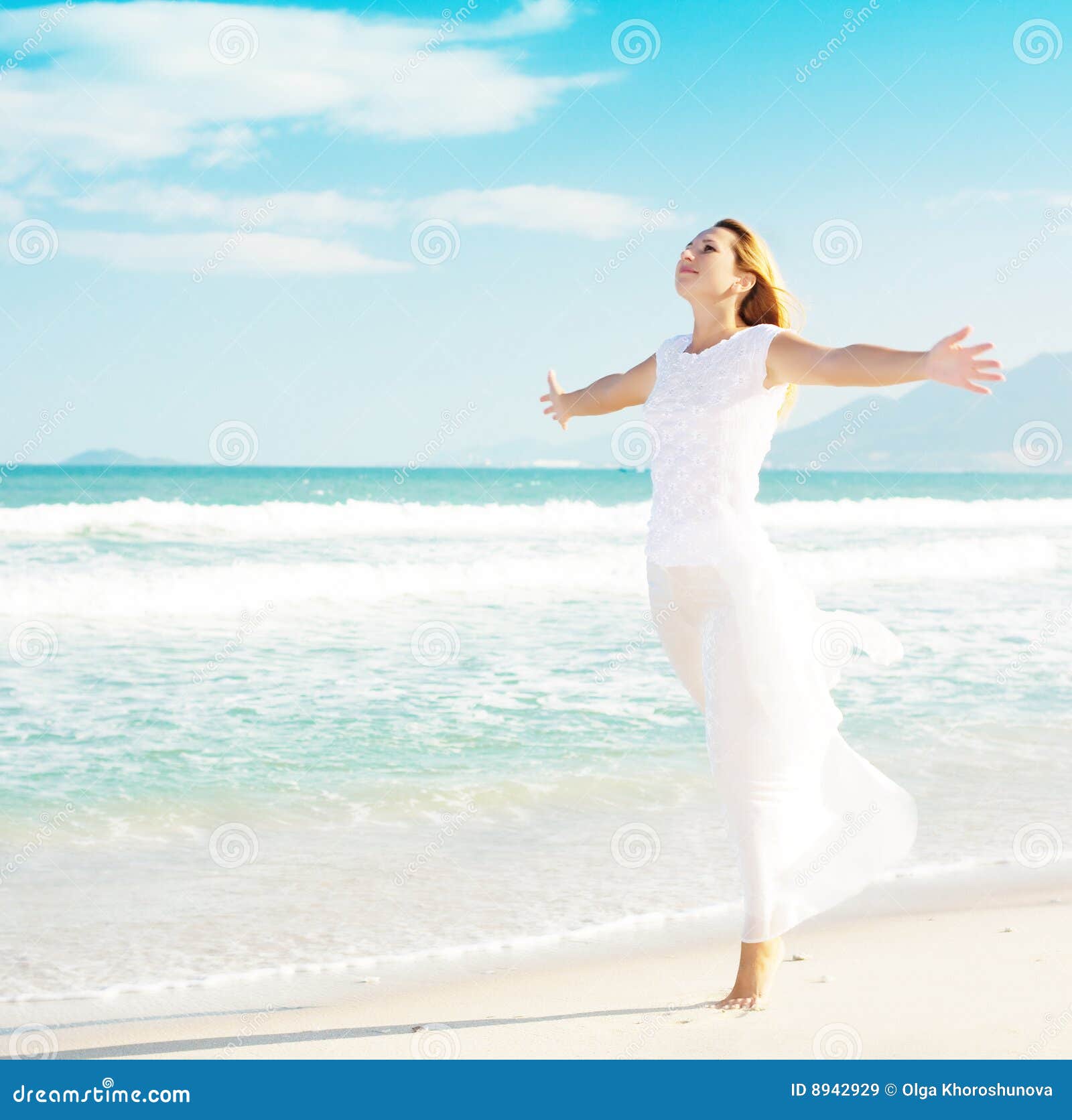 Enjoy sun stock image. Image of ocean, copyspace, adults - 8942929
