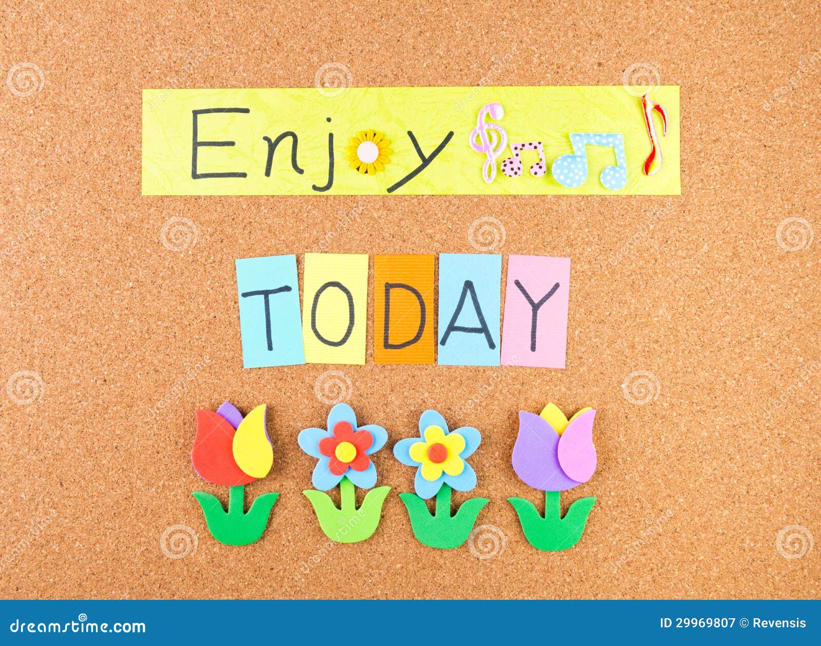 Enjoy today stock illustration. Illustration of date - 29969807