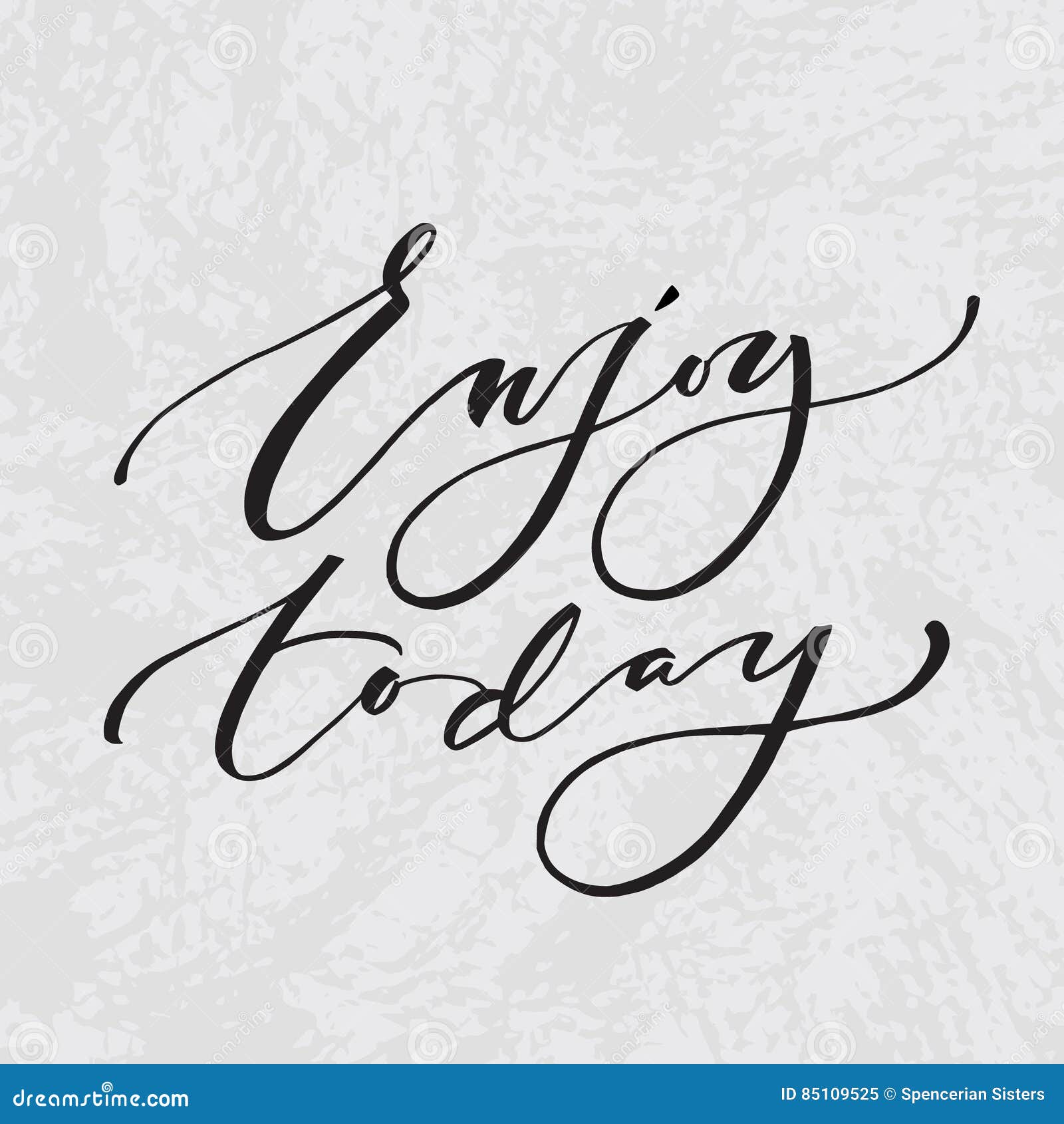 Enjoy today poster stock vector. Illustration of moment - 85109525
