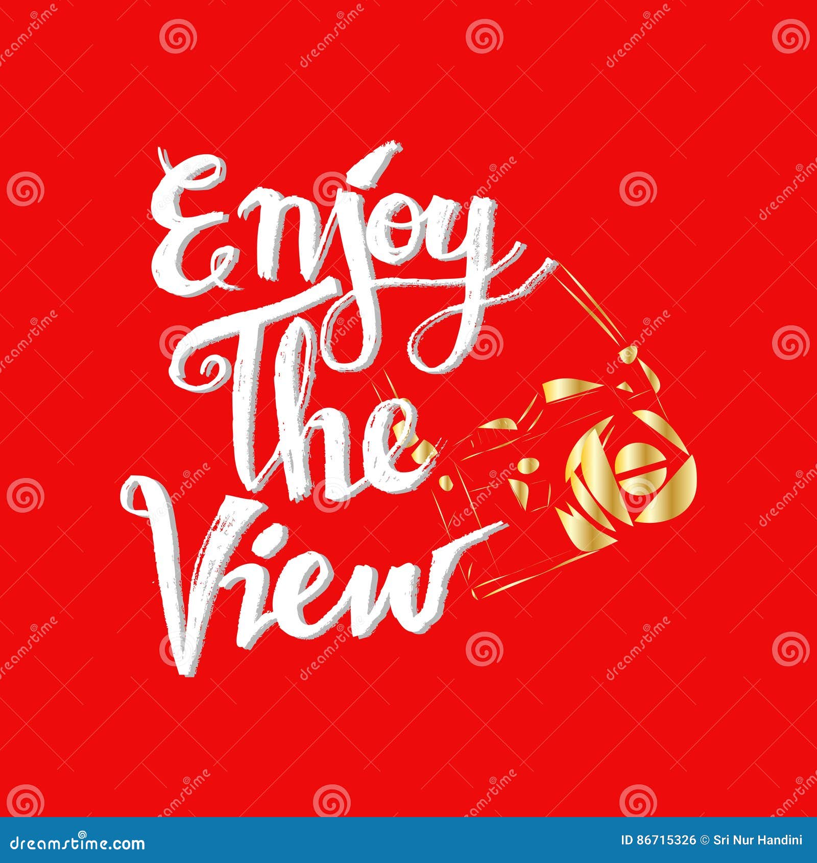 Enjoy the view. stock illustration. Illustration of hobby - 86715326