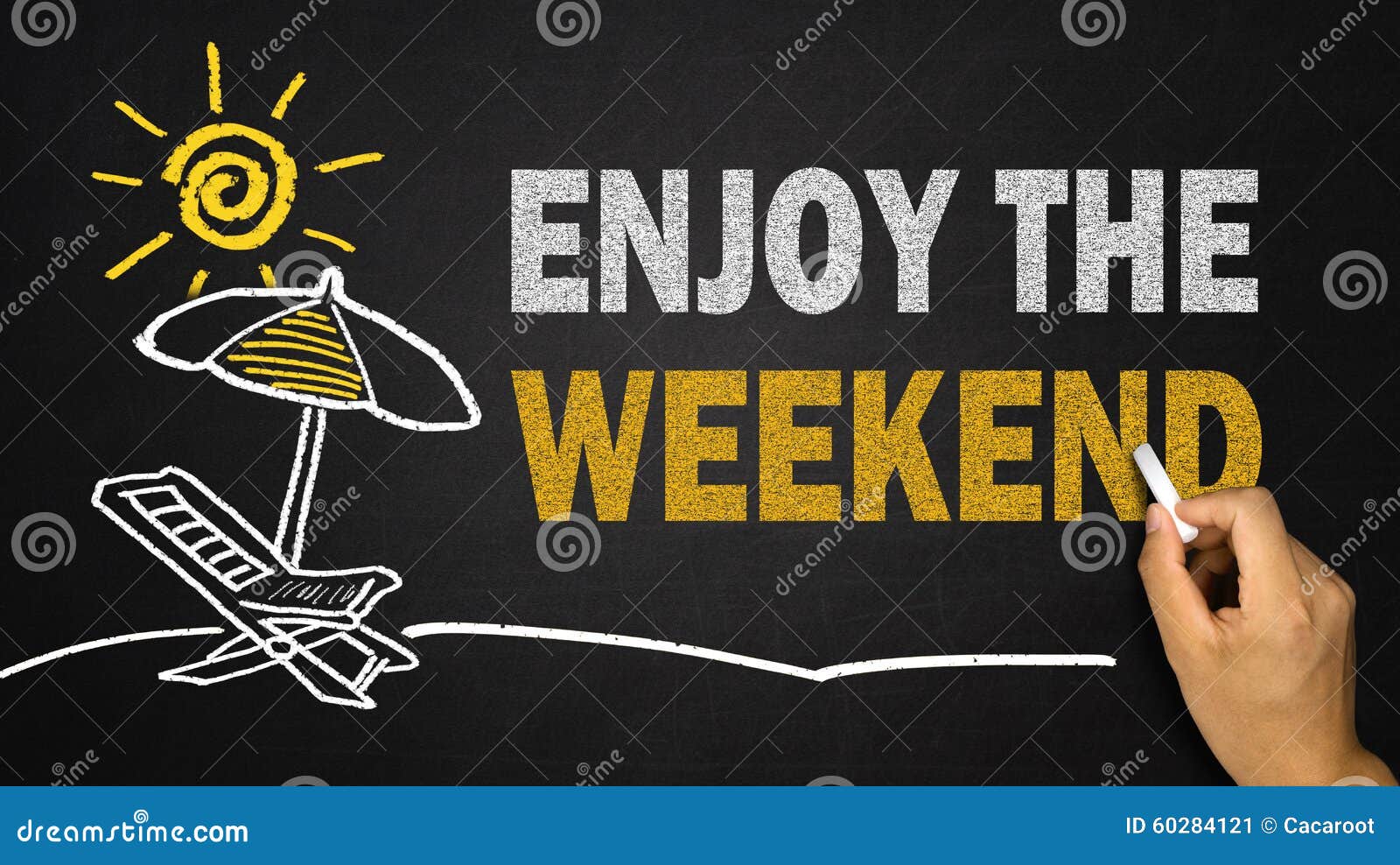 Enjoy the weekend concept stock image. Image of destination - 60284121