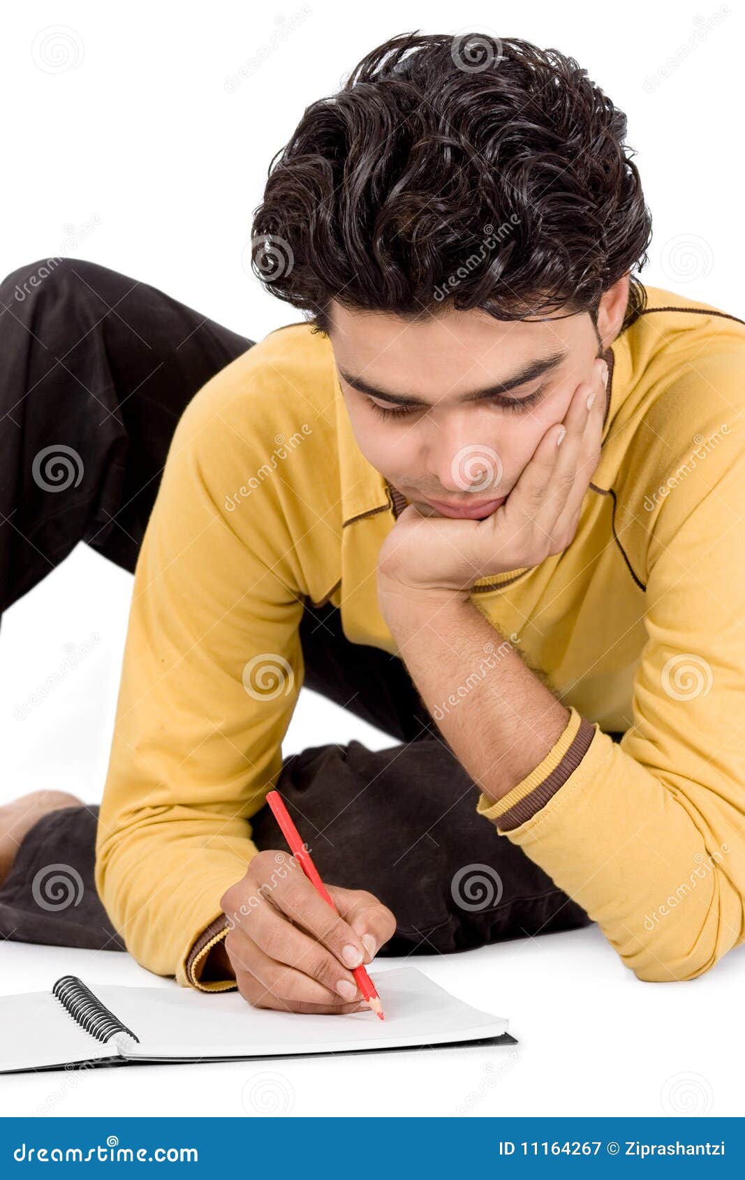 Enjoy of writing stock image. Image of writing, learn - 11164267