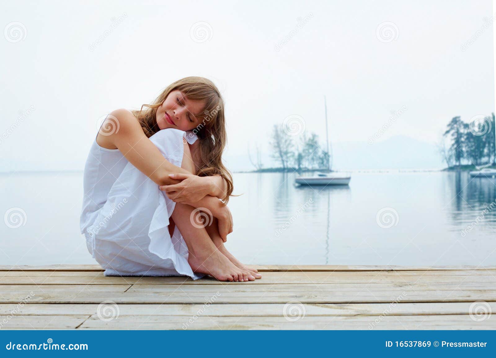 Enjoying calm day stock image. Image of beautiful, adult - 16537869