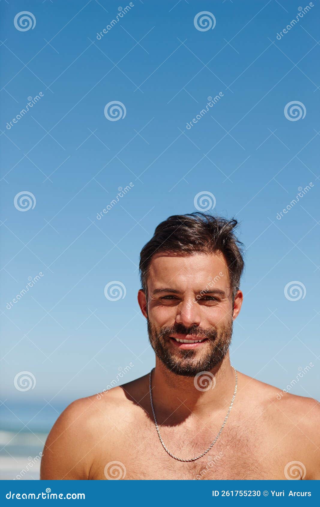 Enjoying Every Last Ray of Summer. a Young Man Enjoying a Day at the ...