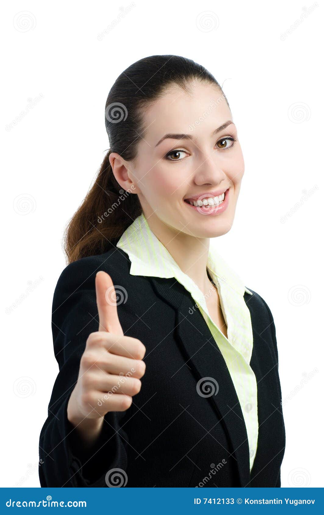 Enjoying her success stock image. Image of adult, people - 7412133