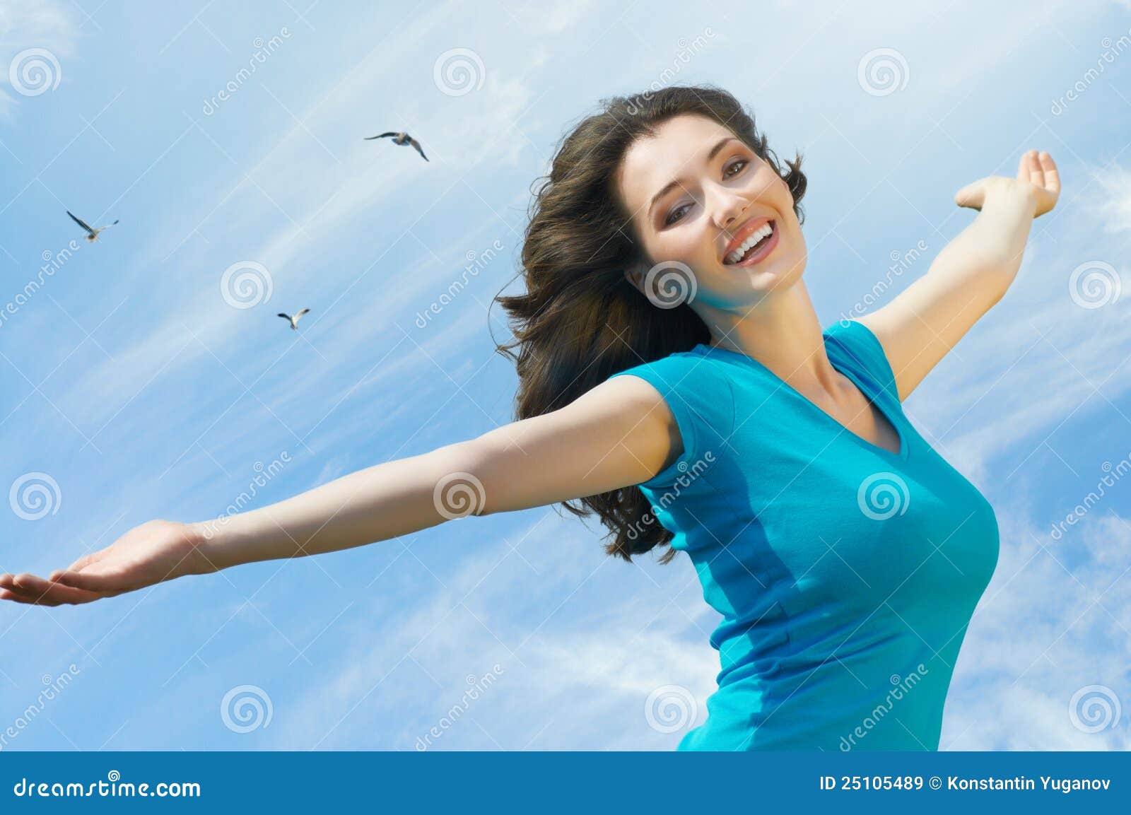Enjoying life stock image. Image of attractive, relaxation - 25105489