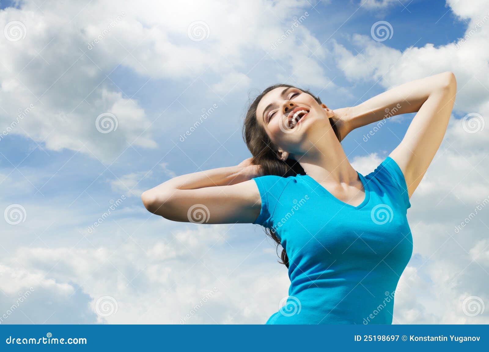 Enjoying life stock image. Image of relaxation, freedom - 25198697