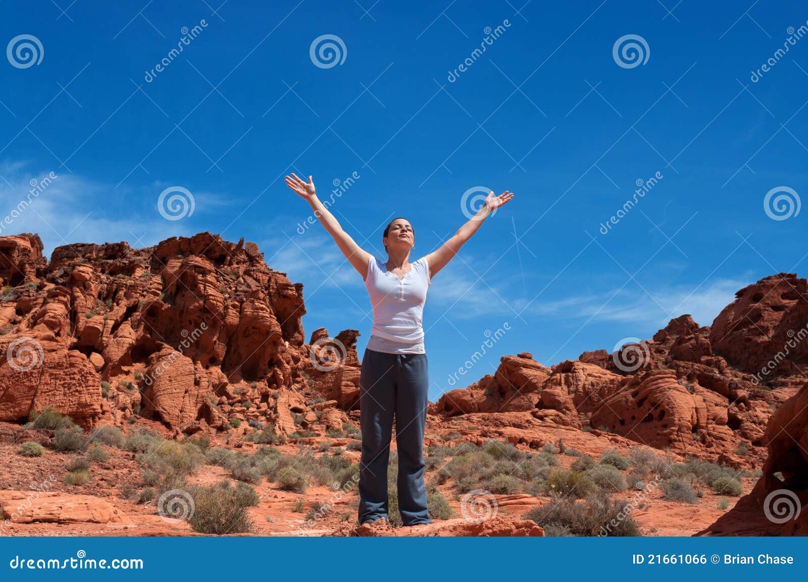 Enjoying Life Again stock photo. Image of survive, arms - 21661066