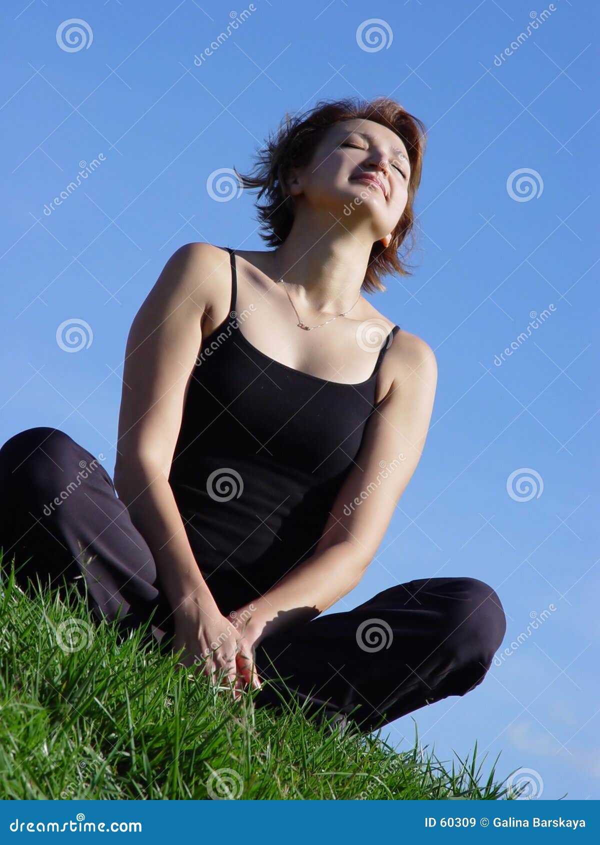 Enjoying life outdoor stock image. Image of pilates, people - 60309