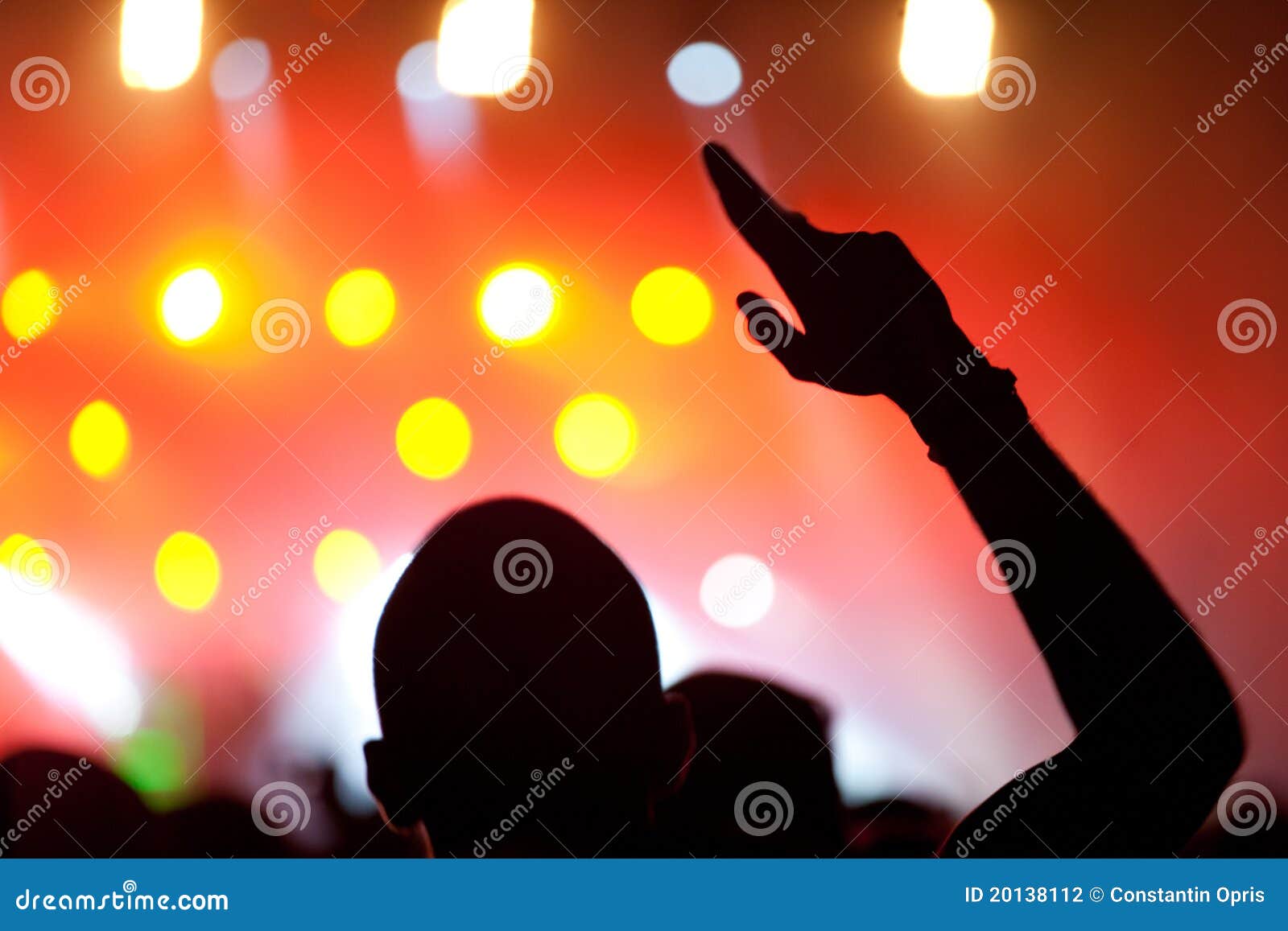Enjoying live concert stock photo. Image of celebration - 20138112