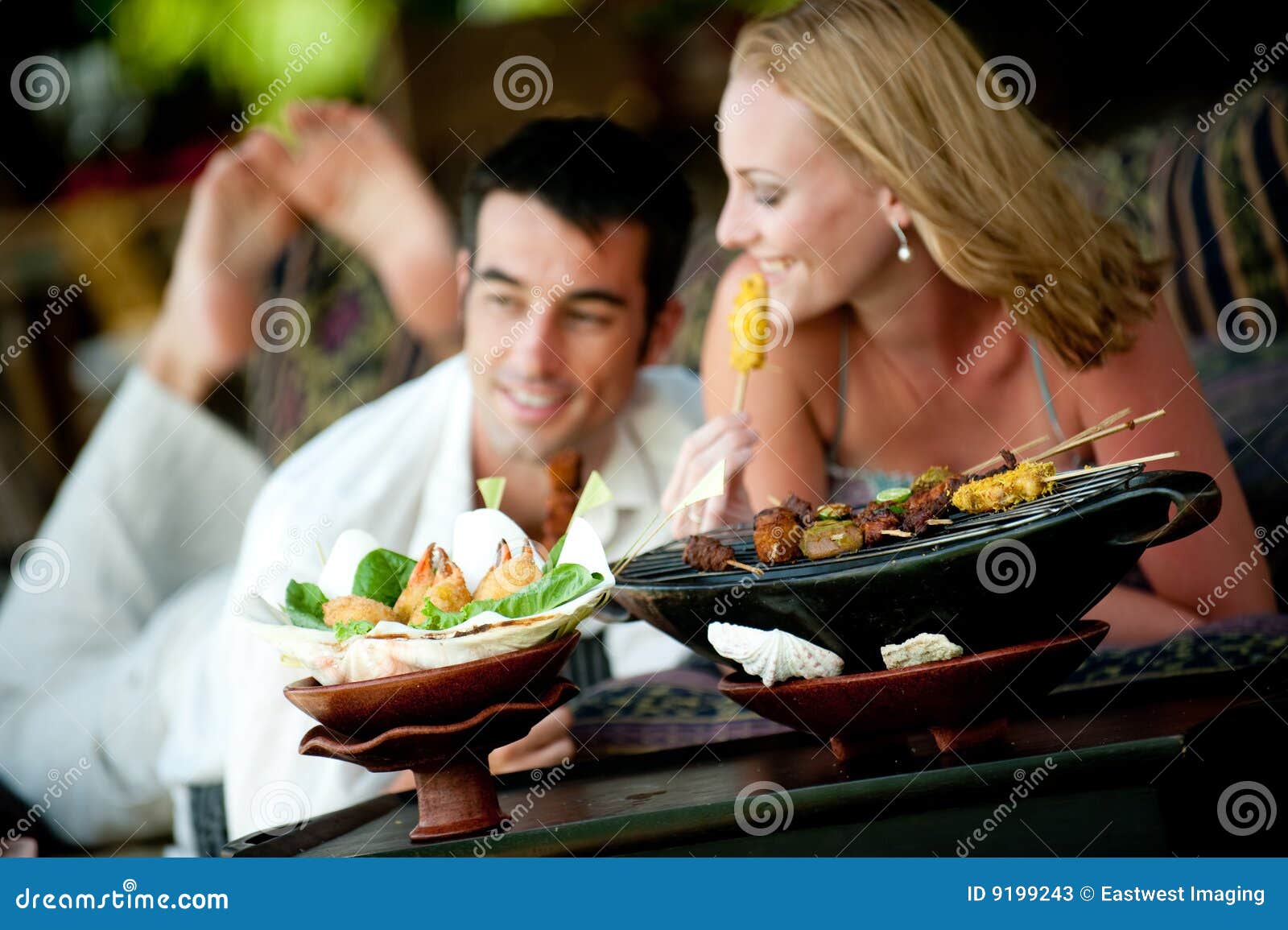 Enjoying Lunch stock image. Image of sitting, dress, lunch - 9199243