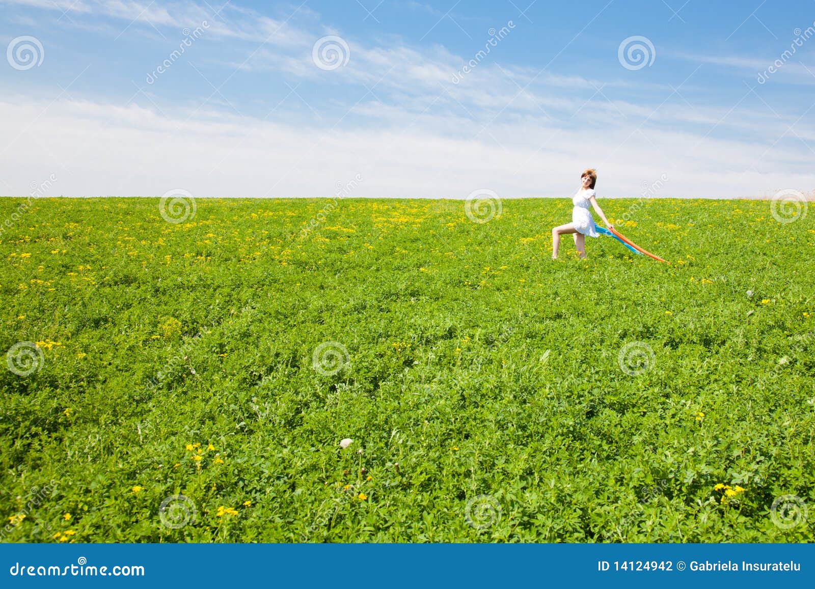 Enjoying the nature stock photo. Image of field, beautiful - 14124942