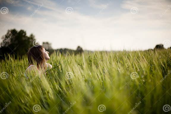 Enjoying nature stock photo. Image of green, pleasure - 15244294