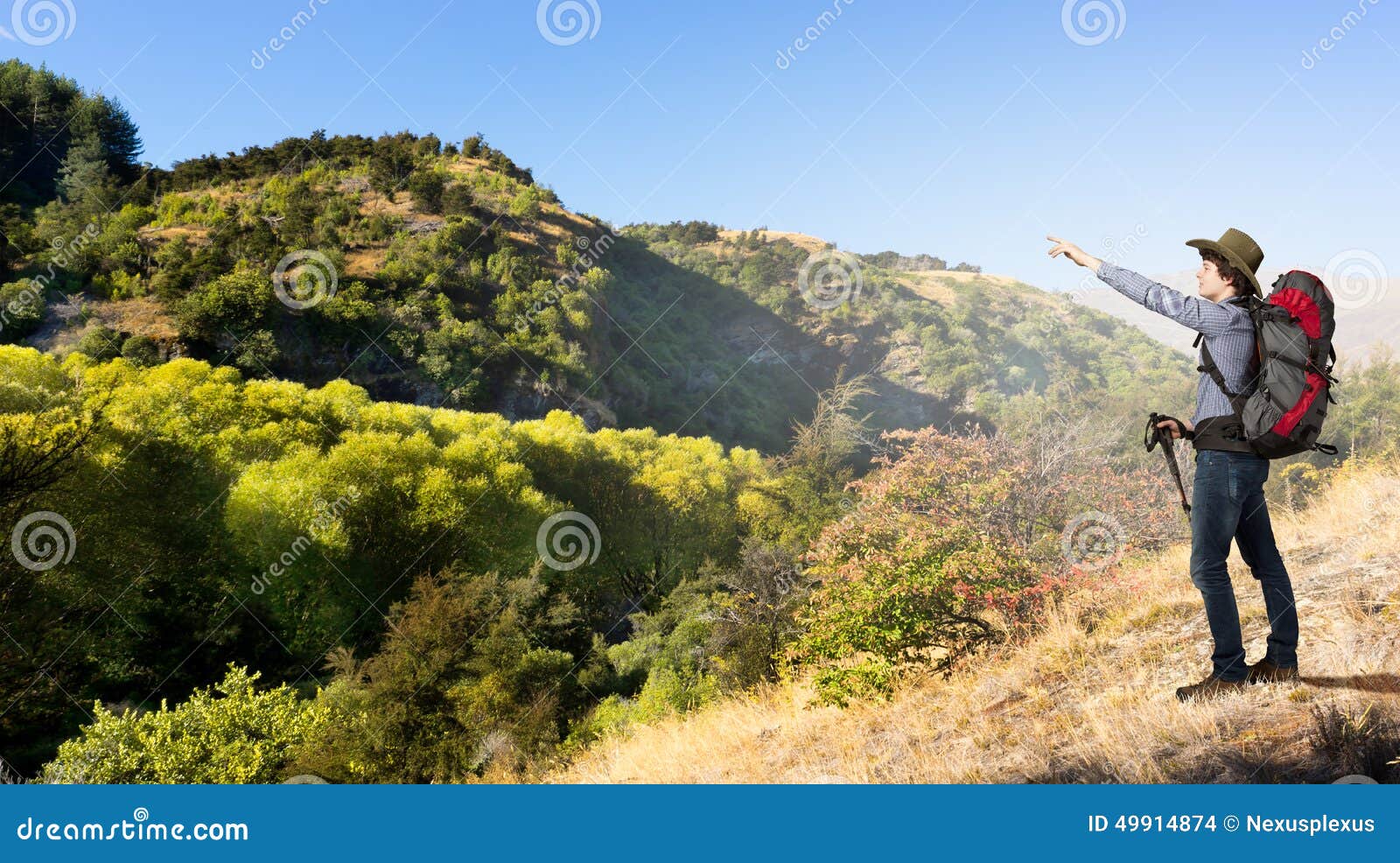Enjoying Nature Wilderness! Stock Photo - Image of active, hiker: 49914874