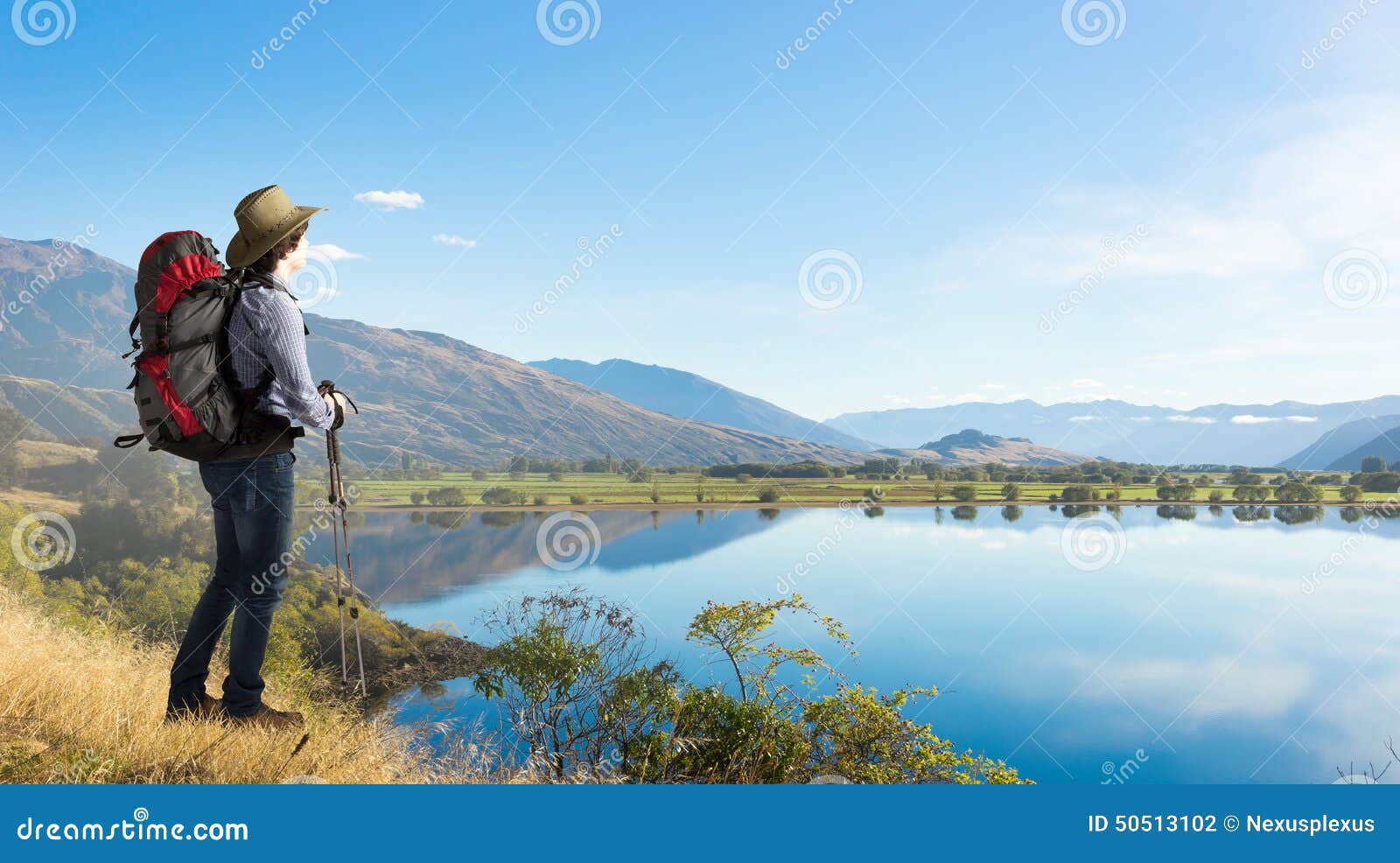 Enjoying Nature Wilderness! Stock Photo - Image of river, traveler ...