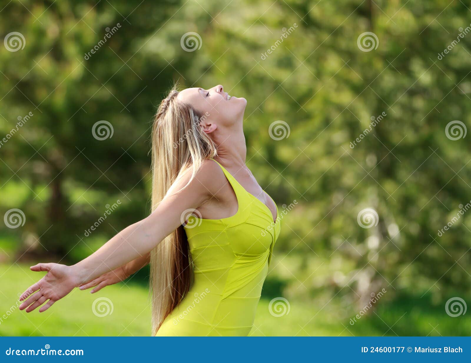 Enjoying outdoors stock image. Image of freedom, individuality - 24600177