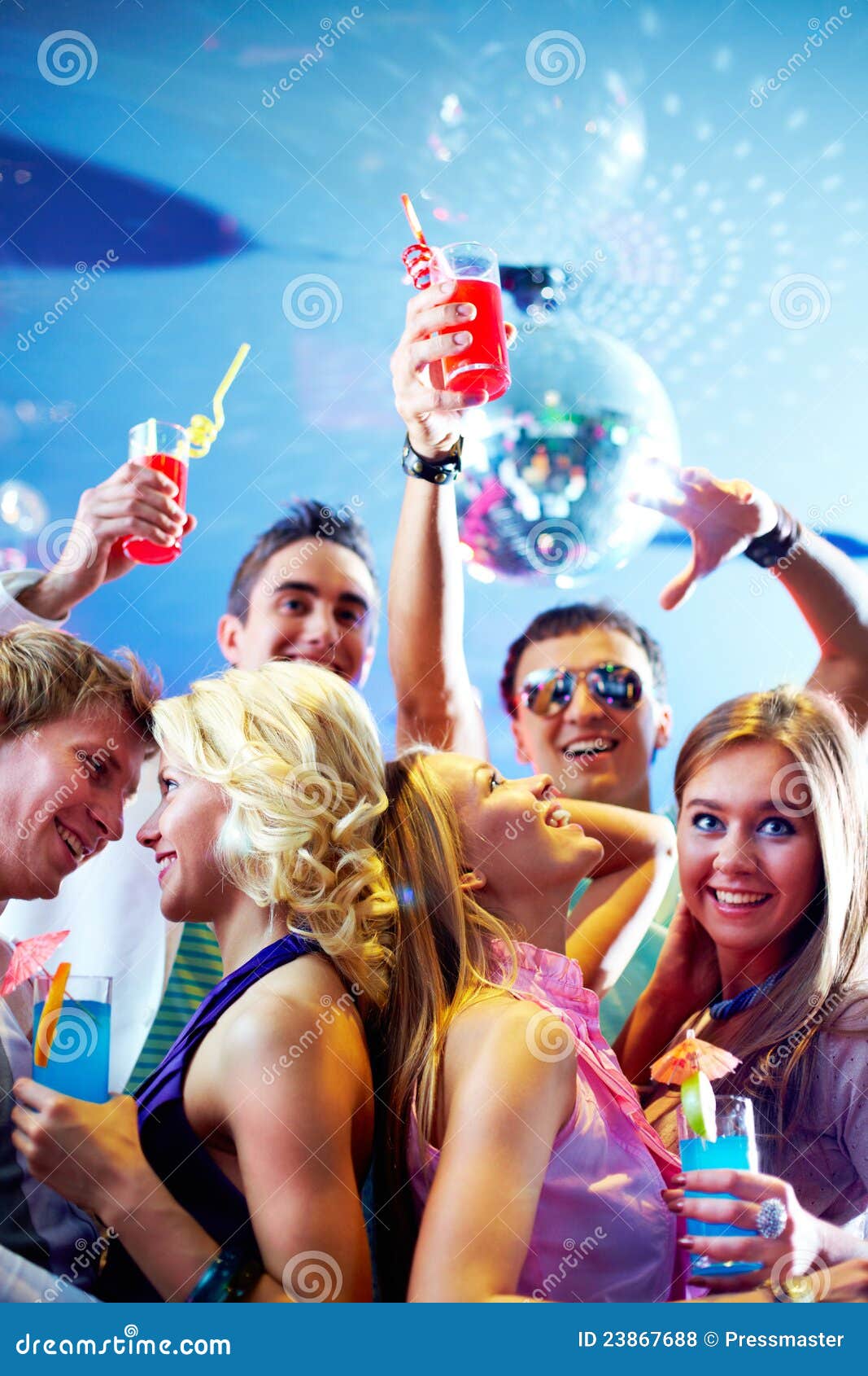 Enjoying party stock photo. Image of girl, attractive - 23867688