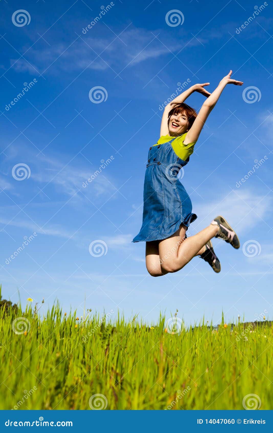 Enjoying the spring stock photo. Image of adult, freedom - 14047060