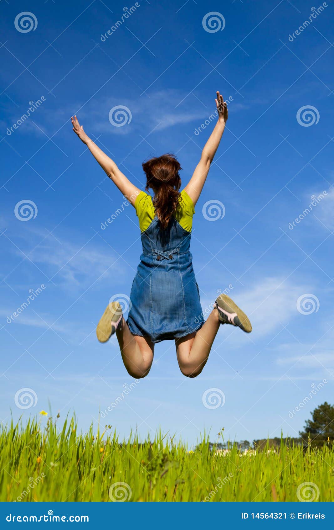 Enjoying the spring stock image. Image of outside, freedom - 14564321