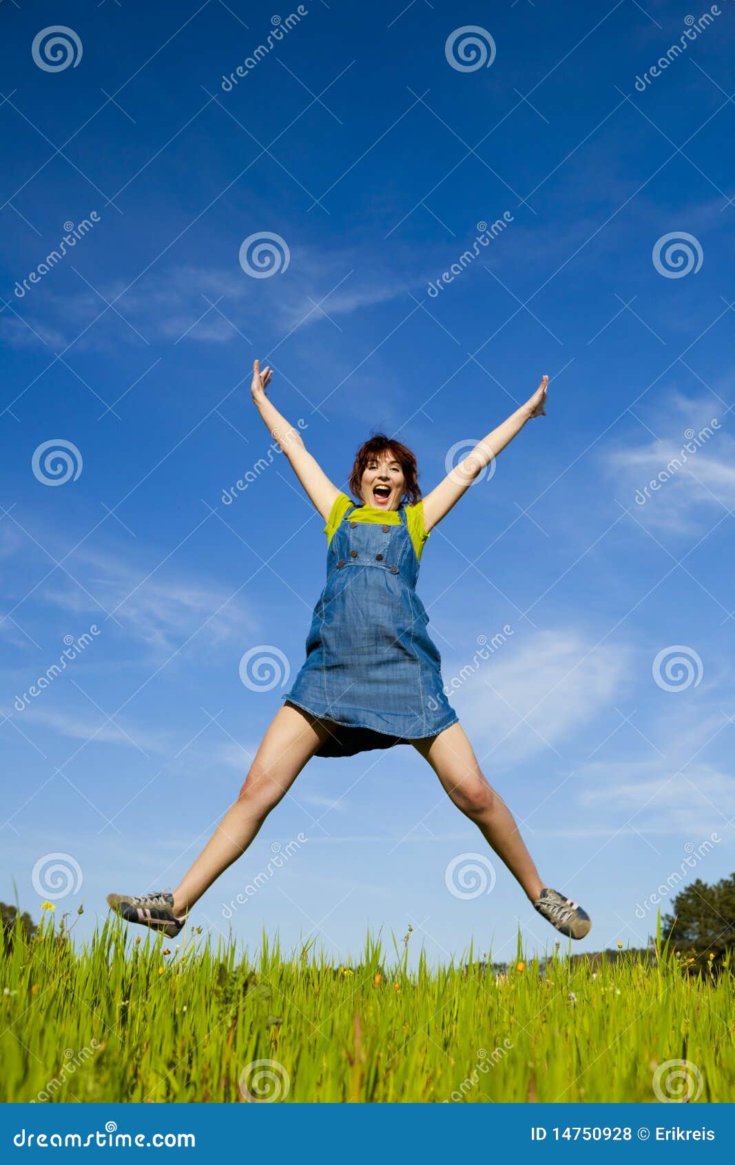 Enjoying the spring stock photo. Image of attractive - 14750928