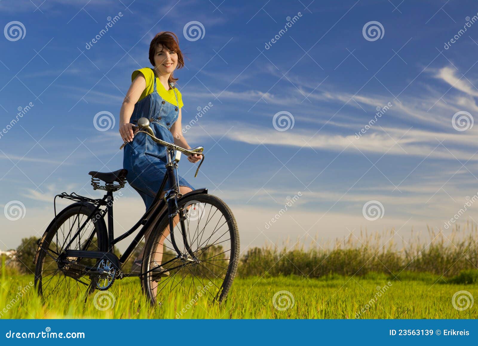 Enjoying the Spring stock image. Image of casual, park - 23563139