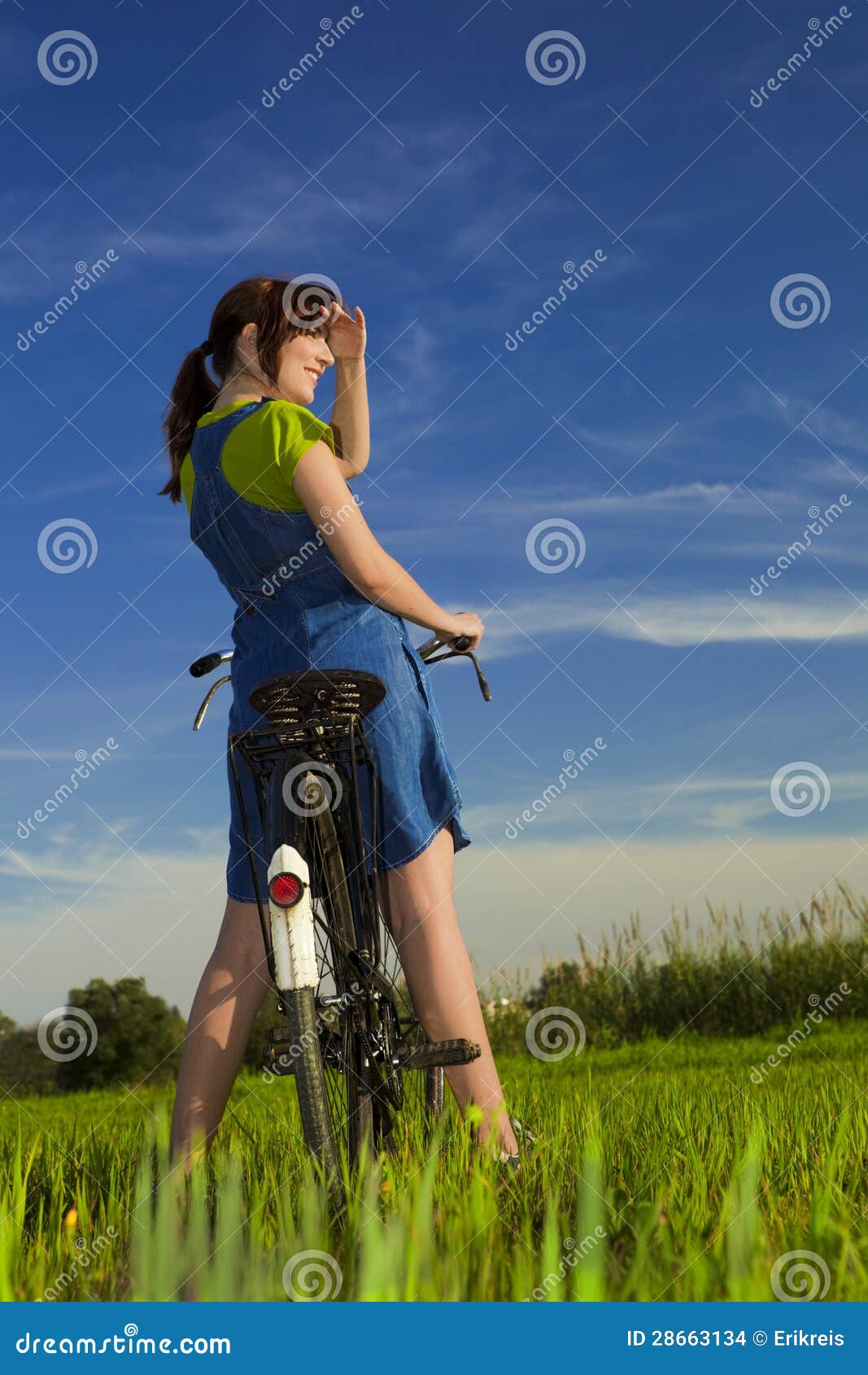 Enjoying the Spring stock photo. Image of park, female - 28663134
