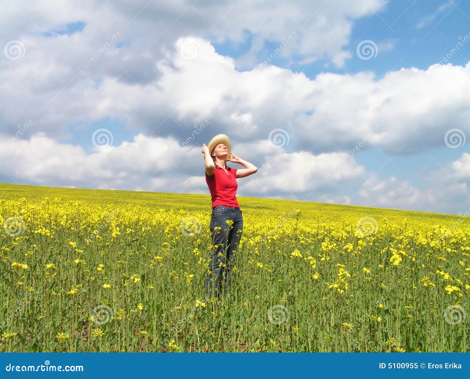 Enjoying summer stock image. Image of background, outdoor - 5100955