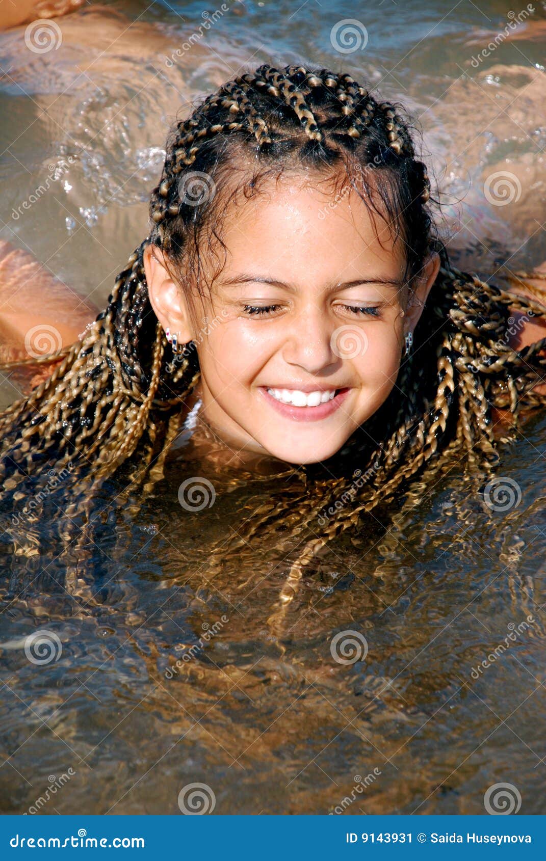 Enjoying summer stock image. Image of energy, female, cute - 9143931