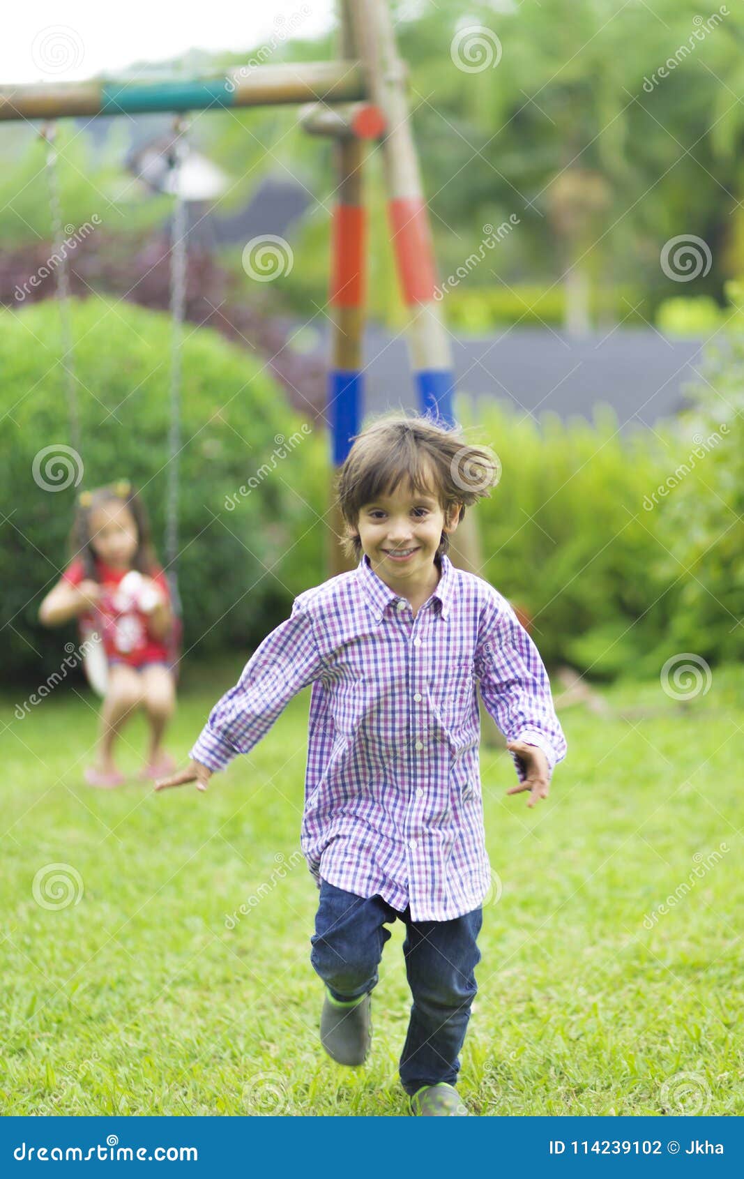 Happy Boy Running in the Park Stock Photo - Image of outdoors, nature ... Happy Boy Running in the Park Stock Photo - Image of outdoors, nature ...